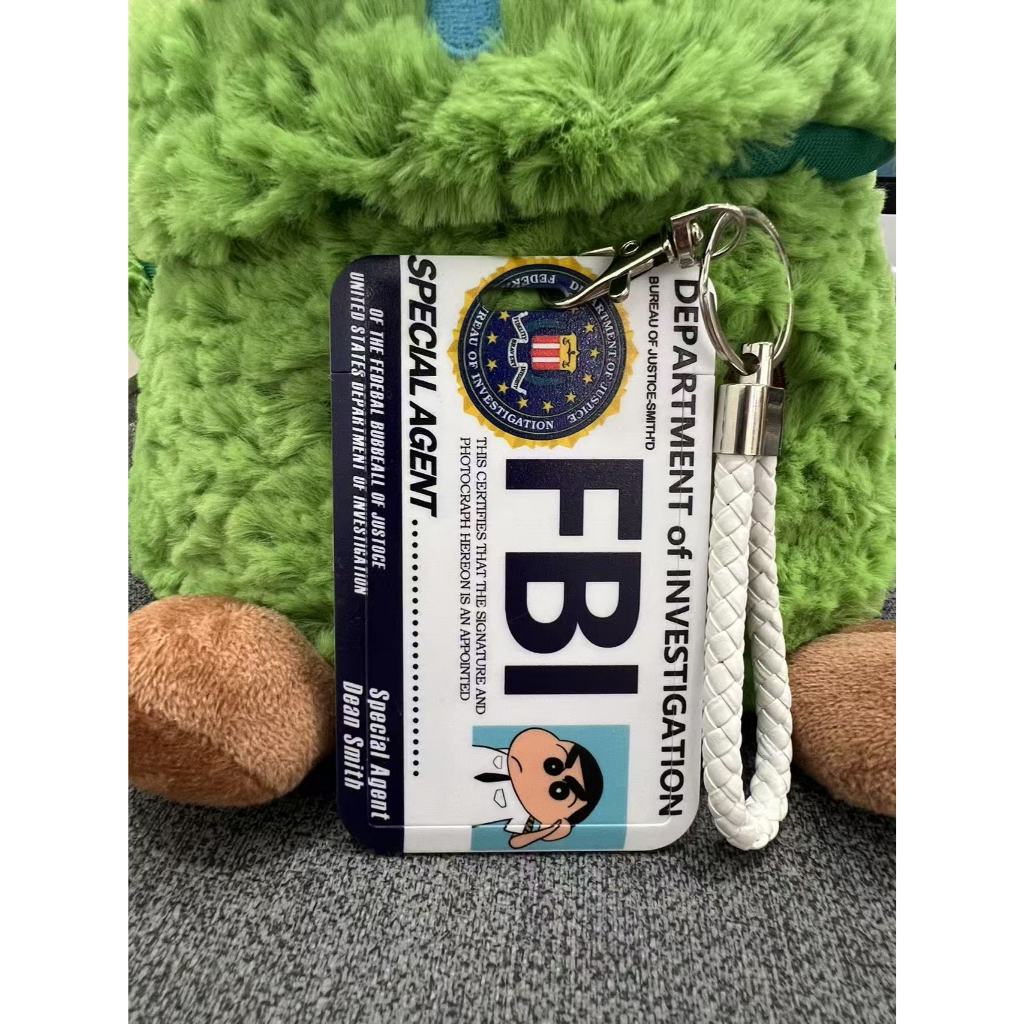 Crayon Shin chan card holder, student campus access card cover, FBI ...