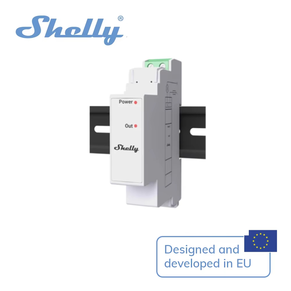 Shelly Pro 3EM Switch AddOn Allows To Easily Control Contactors Other ...