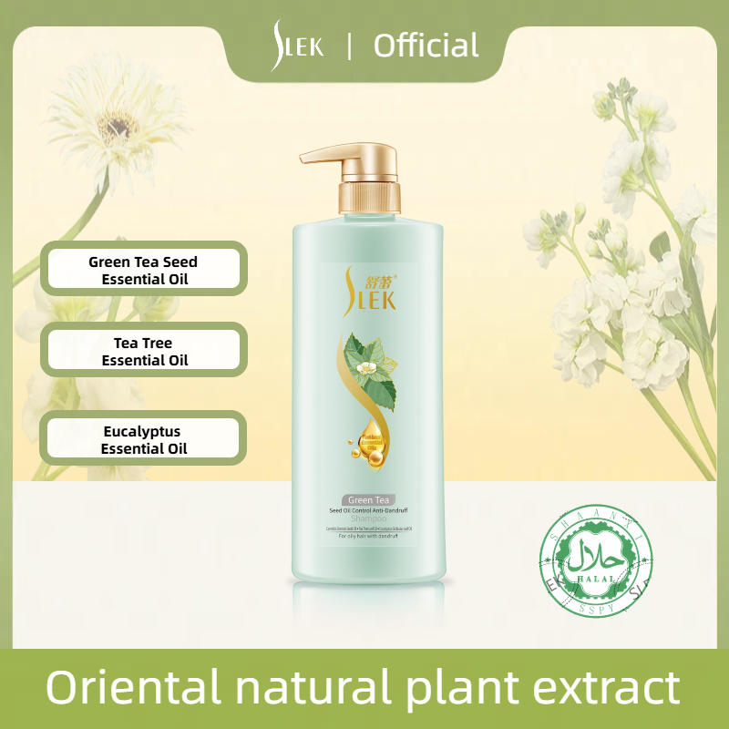 SLEK舒蕾 Hair Shampoo, Nard Shampoo, Green Tea Seed Oil Control Anti-Dandruff Shampoo 100ml/500ml ...