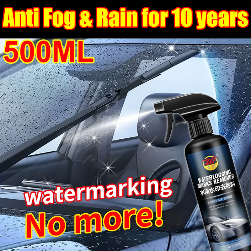 Ten years of oil film one spray clean watermark remover car glass Water ...