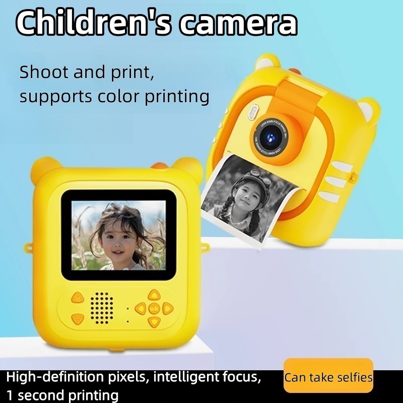 [Free 7 Rolls of Printing Paper] New Product Children's Camera D2 ...