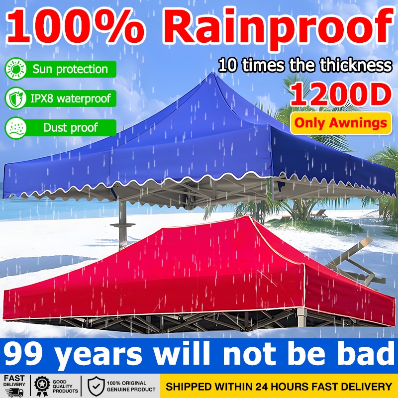 [10 times the thickness] 1200D canvas canopy 6x6 8x8 10x10 10x20Ft ...