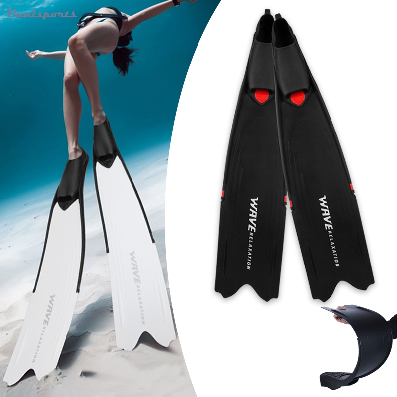 Uunisports Diving Fins Professional Adult Training Spearfishing Long ...