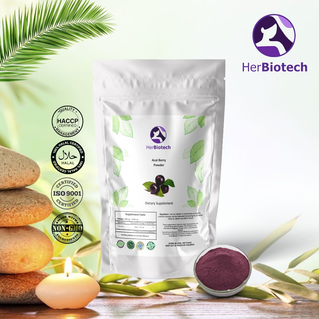 [HerBiotech] Acai Berry Powder - Antioxidant Rich Superfood for Disease ...
