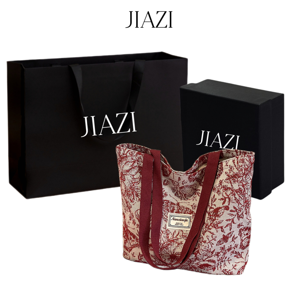 Beg Bahu Ikatan Simpul Berkapasiti Besar untuk Wanita 2025 Beg Kanvas ...