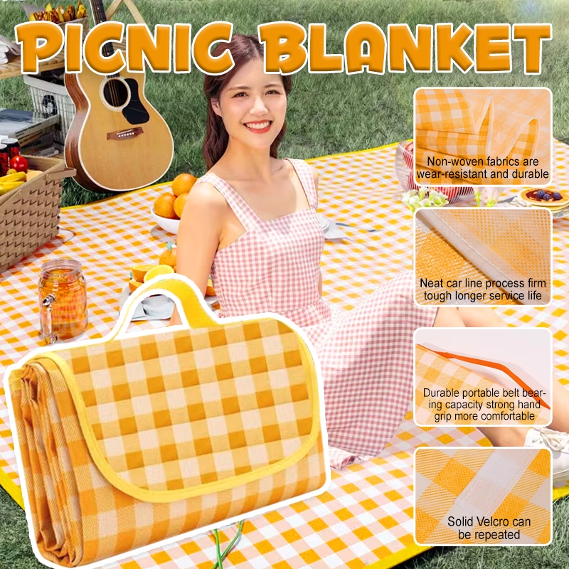 【IN STOCK】 200x300CM/6.6x9.8ft Picnic Mat Waterproof Foldable Oxford ...