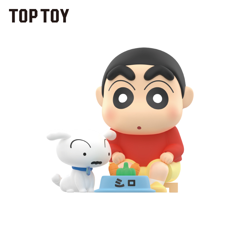 TOPTOY CRAYON SHINCHAN Shiro's Daily Life Series Figures Blind Box ...