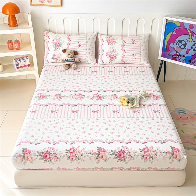 Abraca Dabra Cute Patterns Cotton Super Soft Fitted Bedsheet - Single ...
