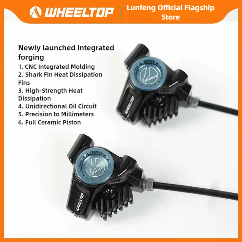 Wheeltop Clamp 7800PRO Blue Coating Unidirectional Oil Circuit Ceramic ...