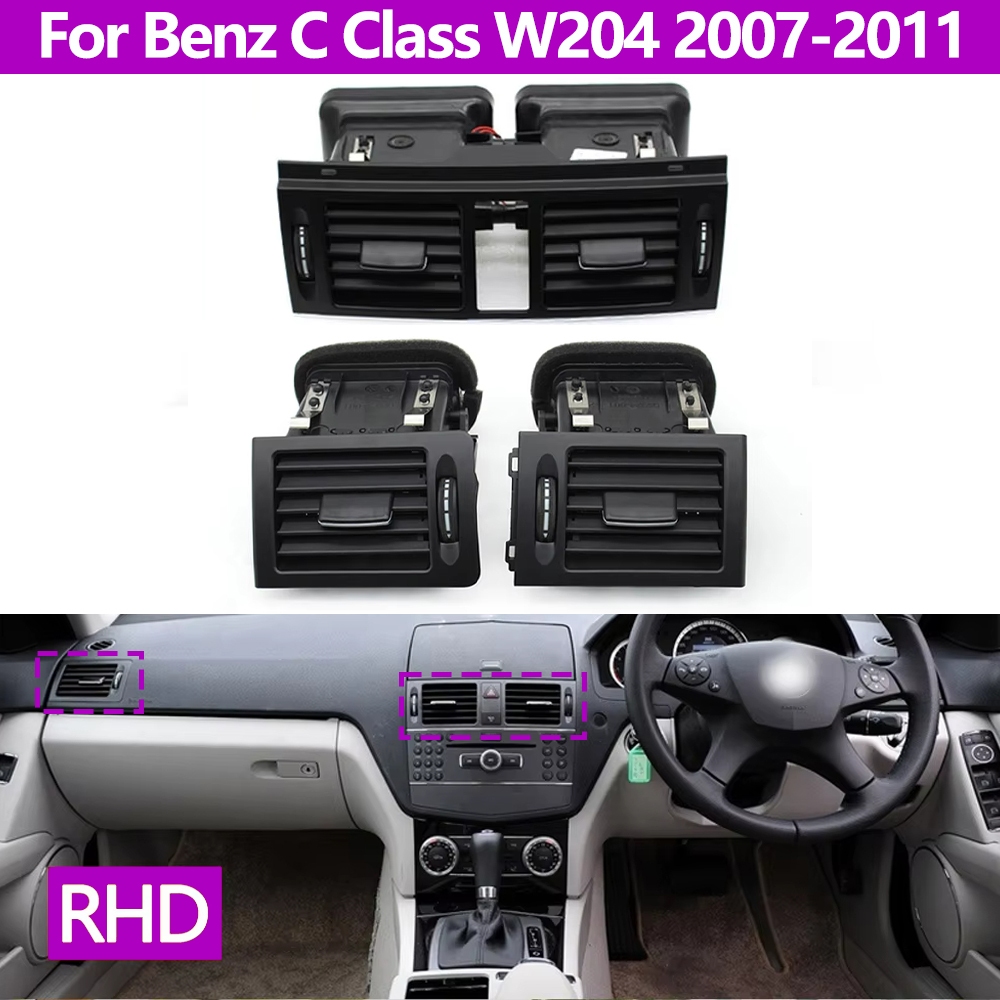 RHD Front Dash Air Conditioning AC Vent Grill Outlet Assembly For ...