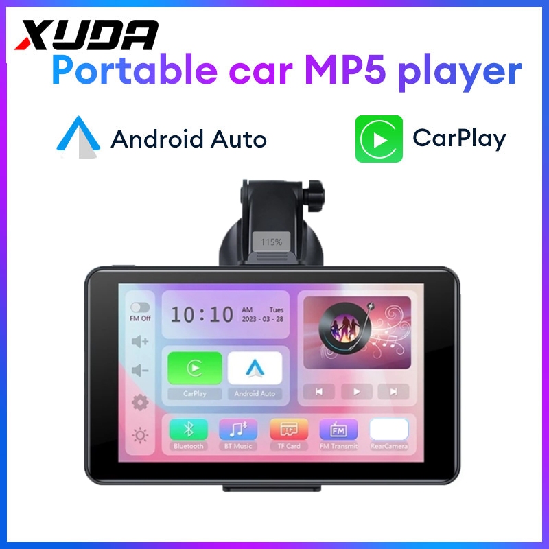 XUDA 7 "Wireless Carplay Auto Box Reverse Mirror Navigation Portable ...