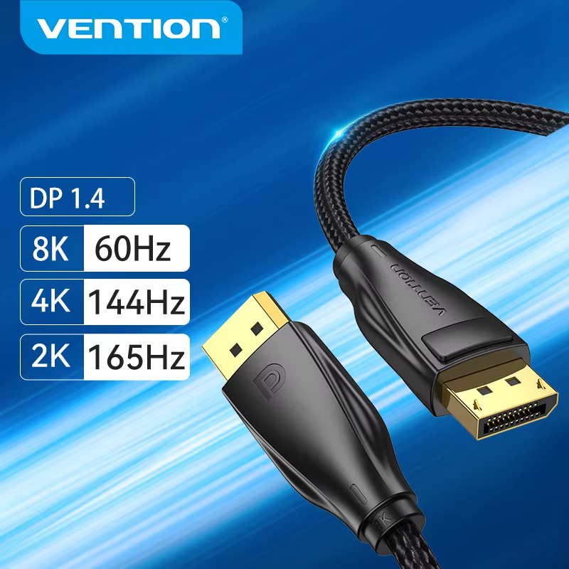 Vention Displayport Cable 16K 8K Video Audio Cable for PC Laptop PS5 ...