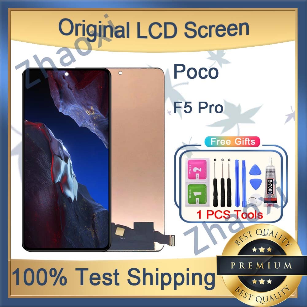 Original AMOLED Poco F5 Pro 5G LCD Screen With Frame Replacement | Shopee Malaysia