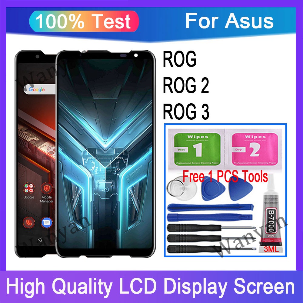 Original AMOLED Asus ROG Phone 1 2 3 LCD Display Touch Screen Digitizer ...