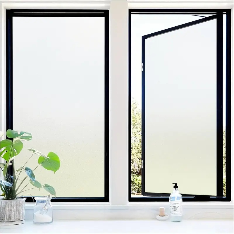 Frosted Window Tinted Film Privacy Anti UV Frosted Matte Window Film ...