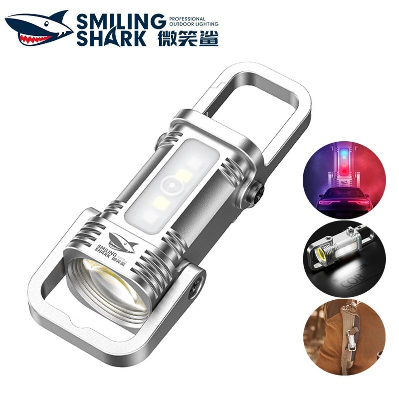 SmilingShark TIP138 LED Mini Torch Light Super Bright Keychain ...