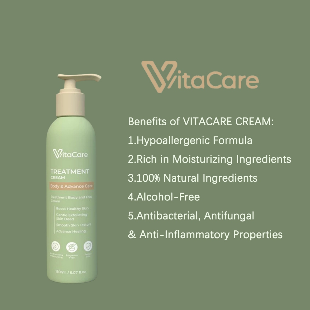 Vitacare HQ -Botanic Diabetic FootCream | Krim Penjagaan Kaki | Foot UlcerFoot Cream | Shopee ...
