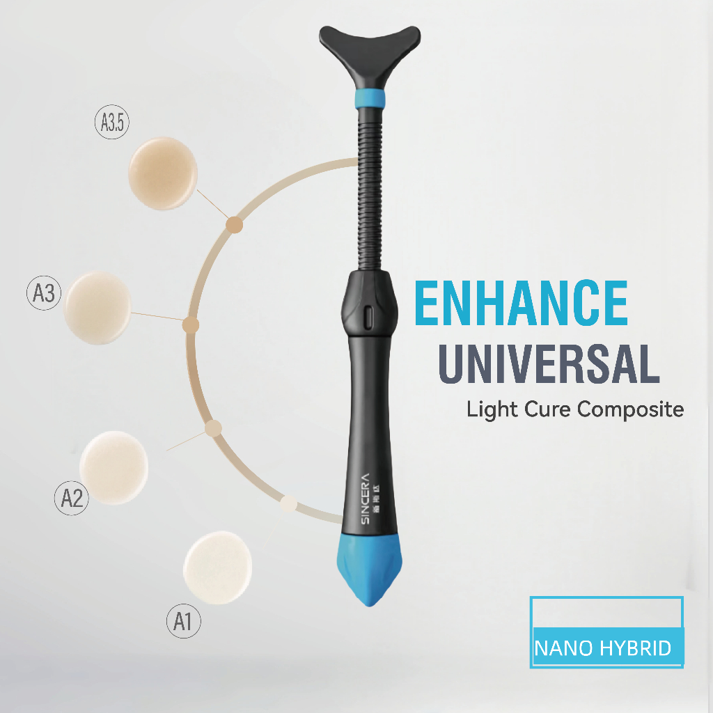 Light Cure Nano Hybrid Dental Composite Resin Filling Materials ...