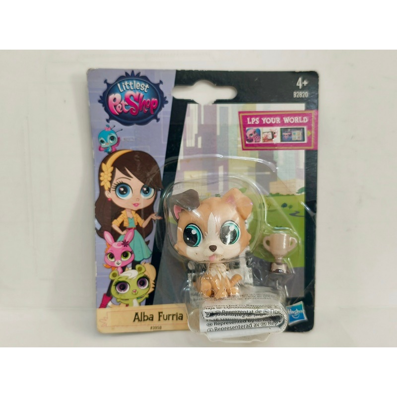 LPS Figure Yellow Alba Furria #3958 Littlest Pet Shop toy With Box ...