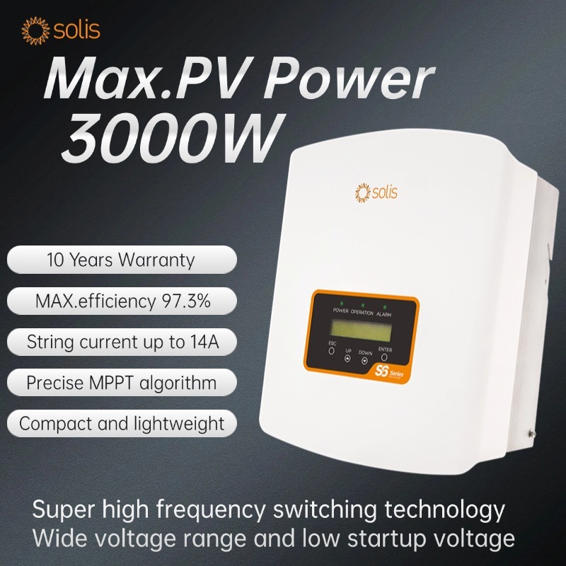 Solis Solar Inverter Single Phase PV Inverter MINI 2000W Single Phase ...