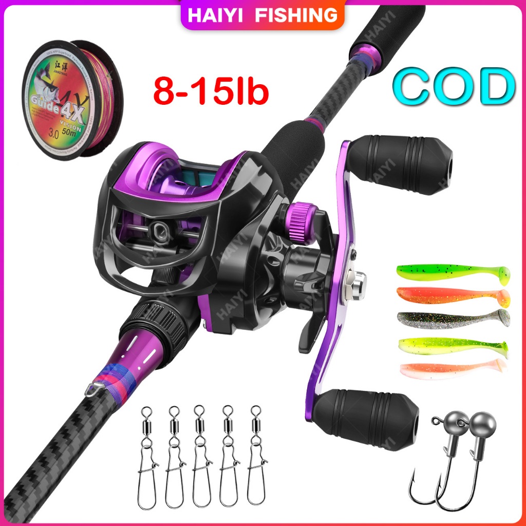 HAIYI FISHING spinning reel pancing rod joran pancing set pancing ...