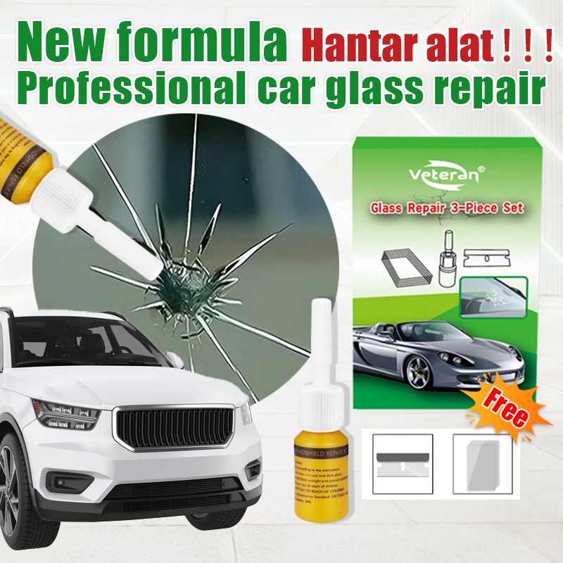 Free repair tools LMM Windscreen repair kit liquid glass coating Repair ...