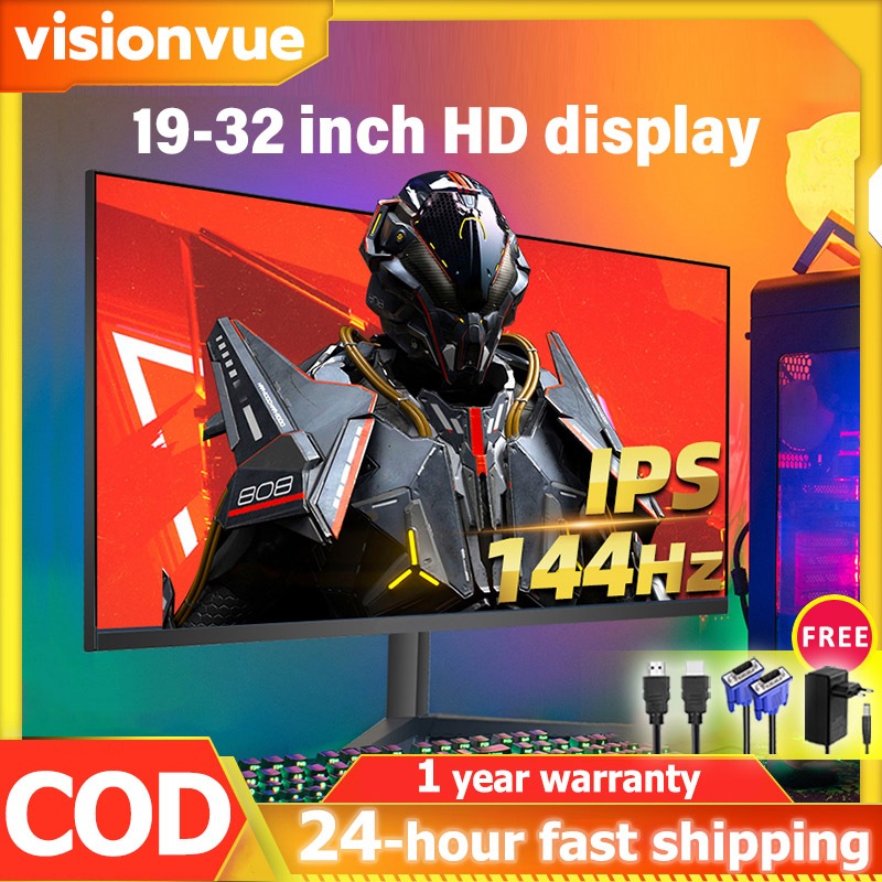 Visionvue Monitor PC 19 22 24 Inch 75HZ 1080P LED Computer Monitor ...