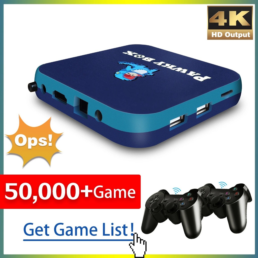 Pawky Box Game Console for PS1/DC/Naomi 50000+ Games Super Console WiFi ...