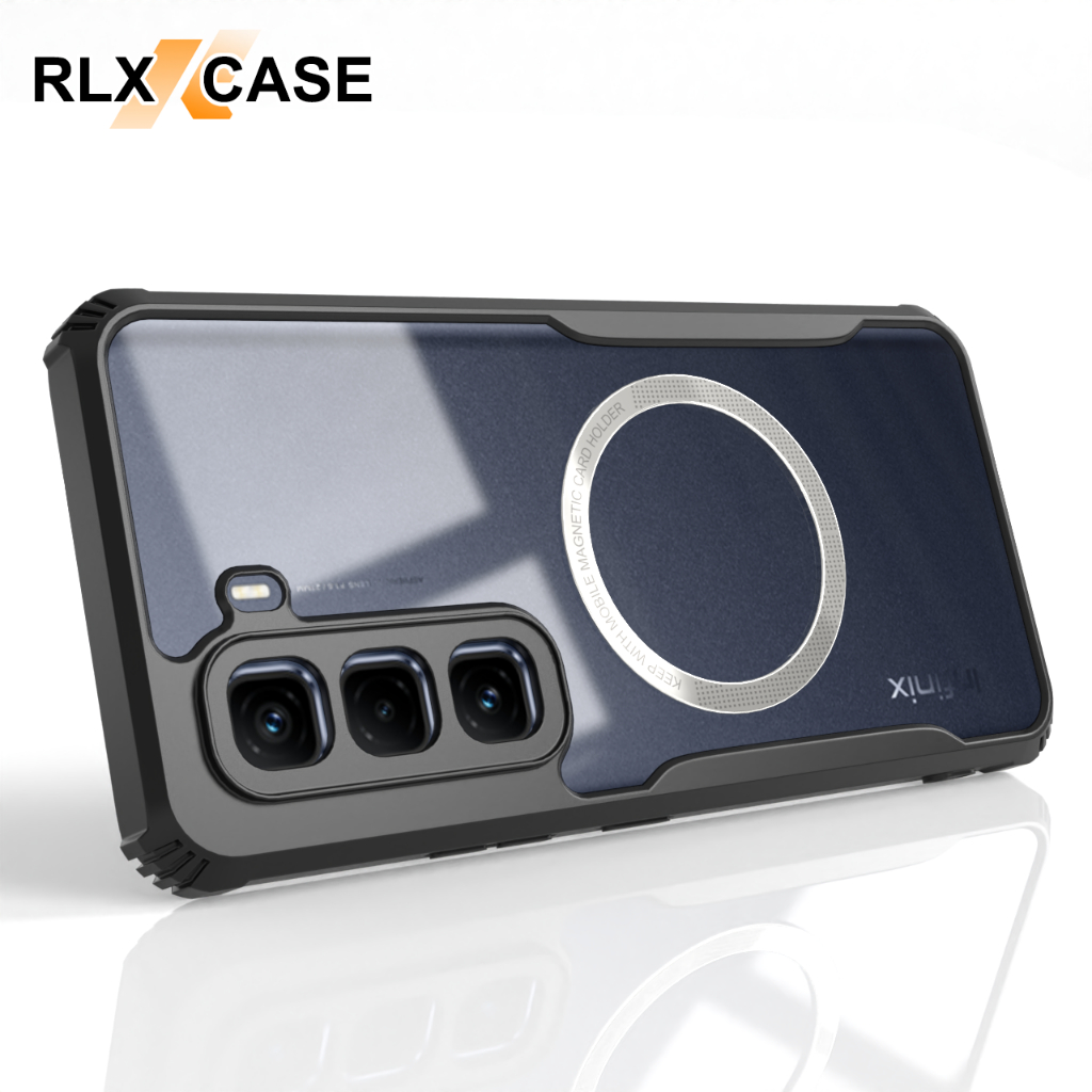 RLX Case for Infinix Hot 50 Pro Plus 4G Casing Transparent Magnetic ...