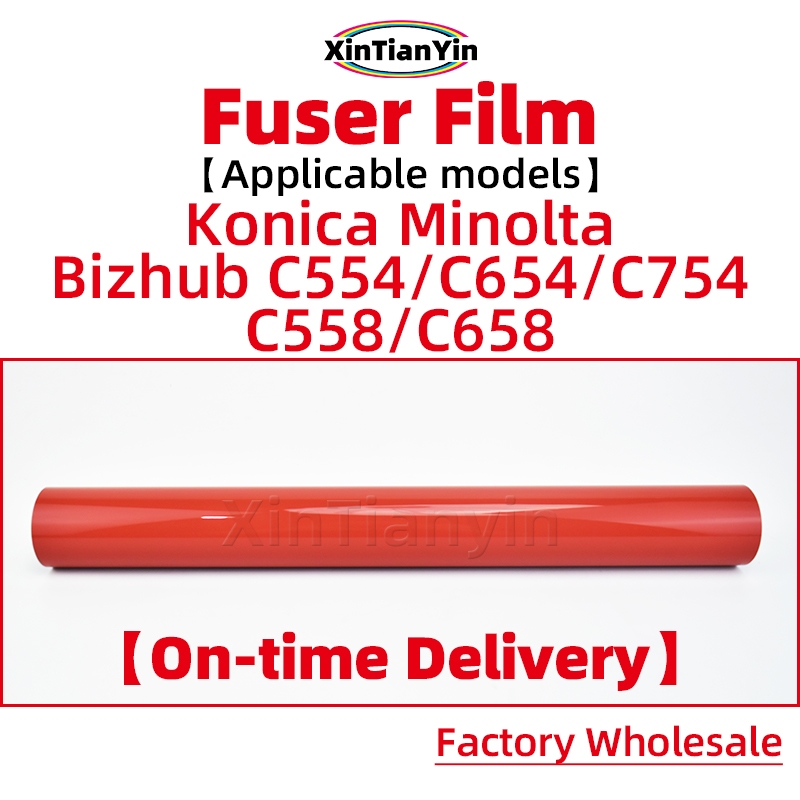 Heating Fuser Film Sleeve For Konica Minolta Bizhub C554 C654 C754 C558 ...