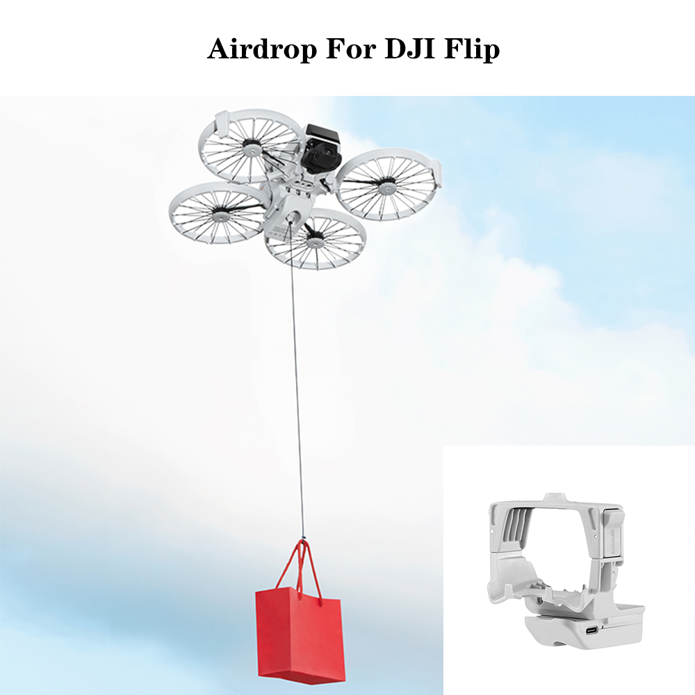 Airdrop System for DJI FLIP Drone Light-Sensitive Air-dropping Dropper ...