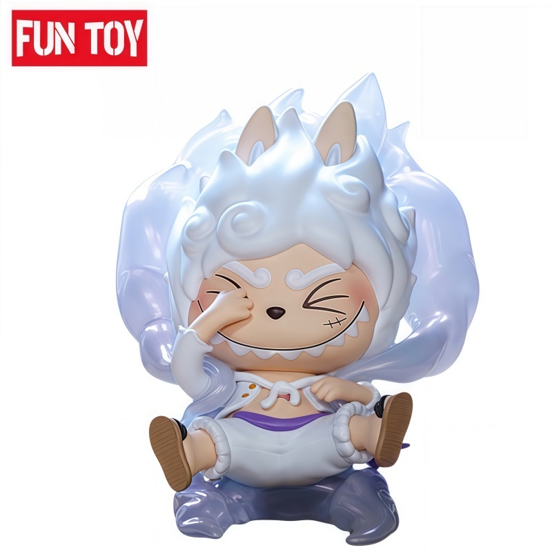 100% Genuine One Piece Labubu Joint Blind Box Luffy Chopper Figure Doll ...