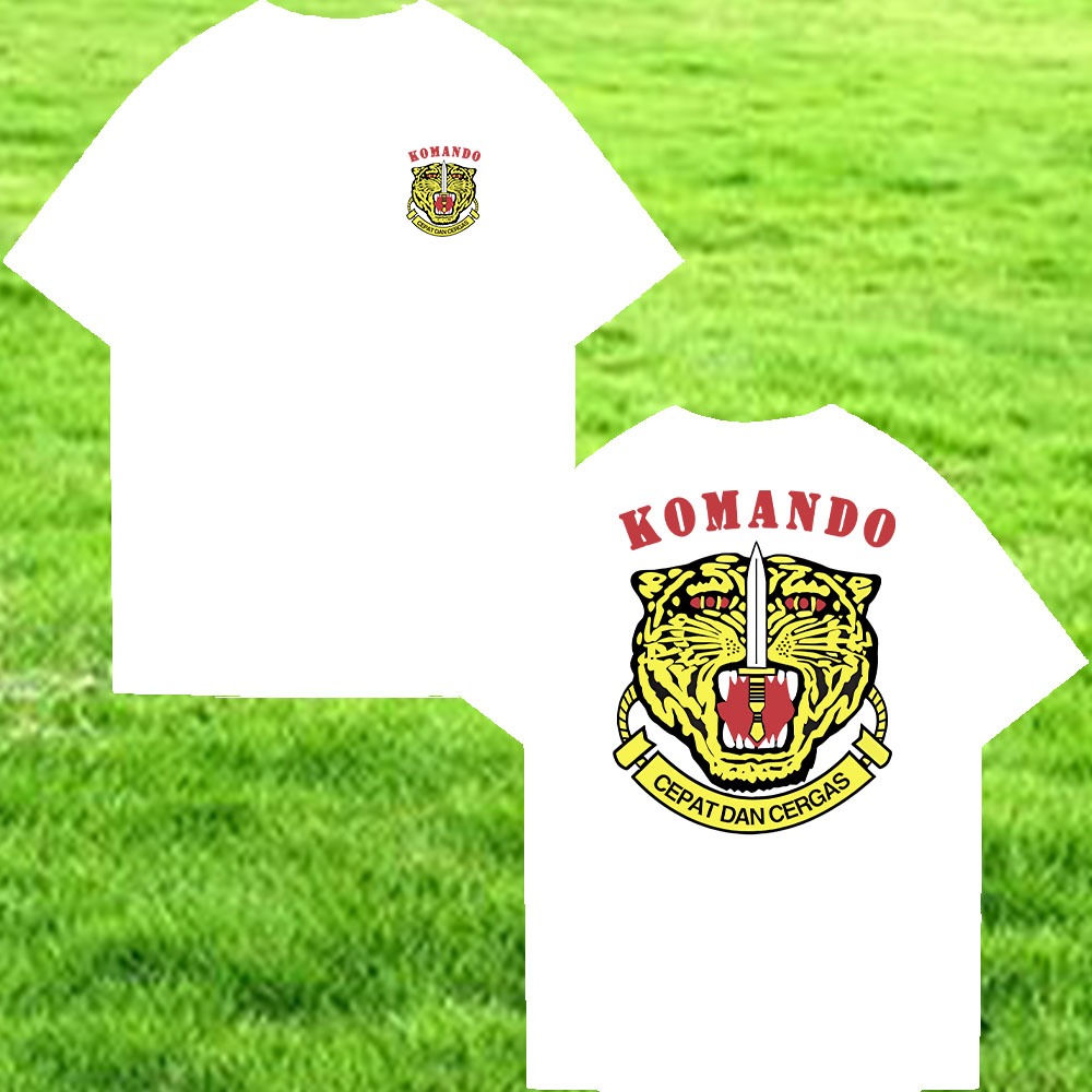 Ggk Series Military Tee, Full Cotton, Gerakhas, Komando T Shirt,Hla ...