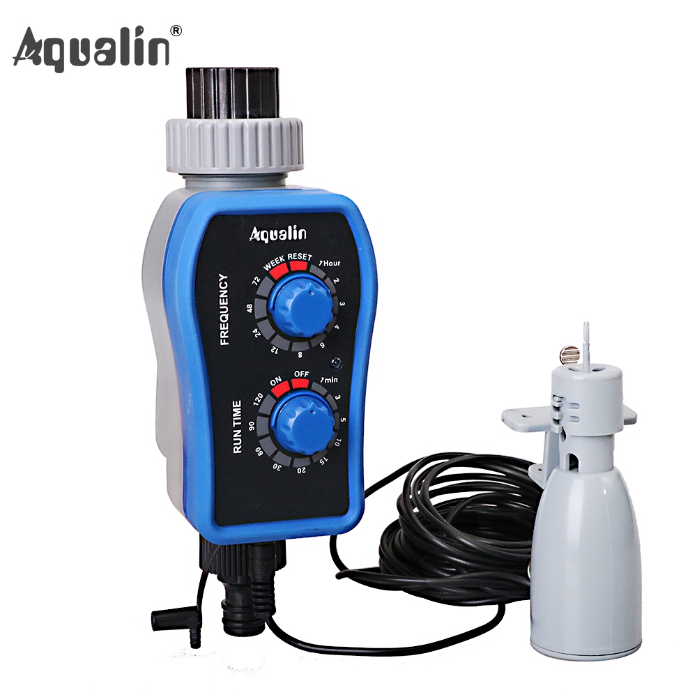 Aqualin Water Timer With Rain Delay Adjustable Schedule Drip Irrigation Timer For Greenhouse ...