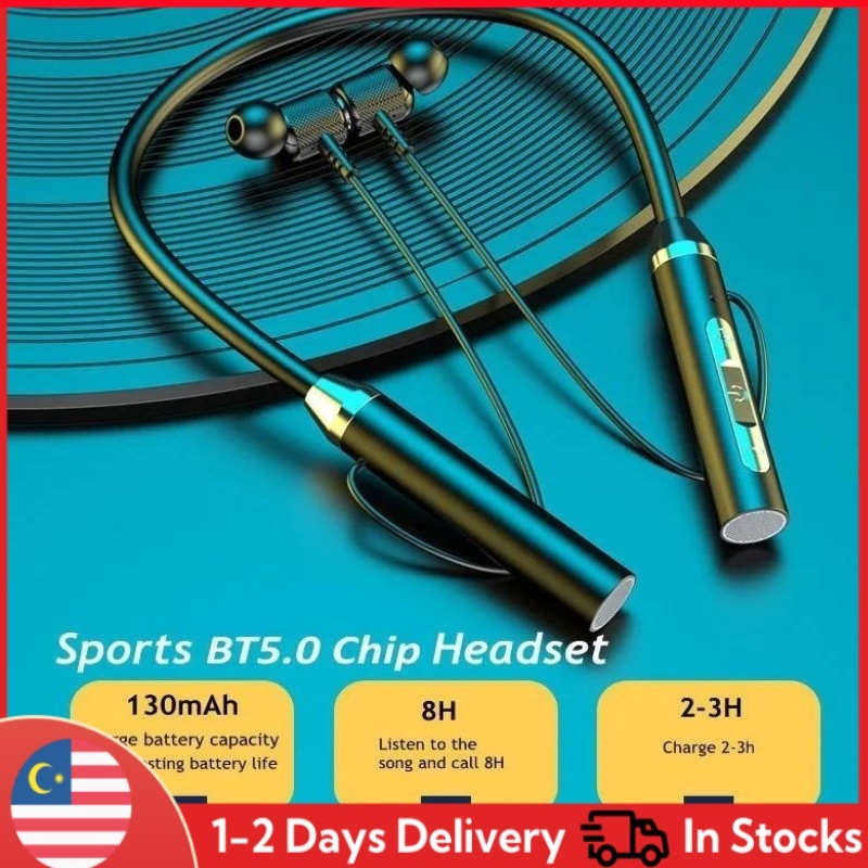 [Local Stock] Bluetooth Earphones Wireless Headphones Magnetic HIFI ...