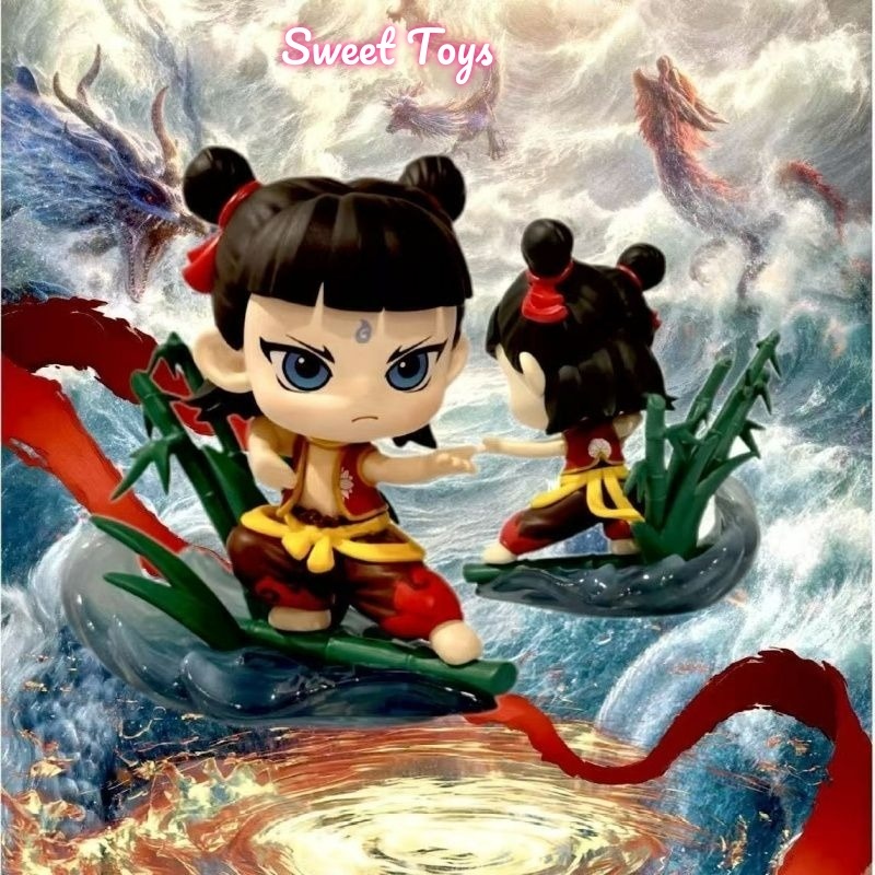 [Genuine]POPMART Nezha 2 Demon Boy Haihai Nezha Traditional Box Ready ...