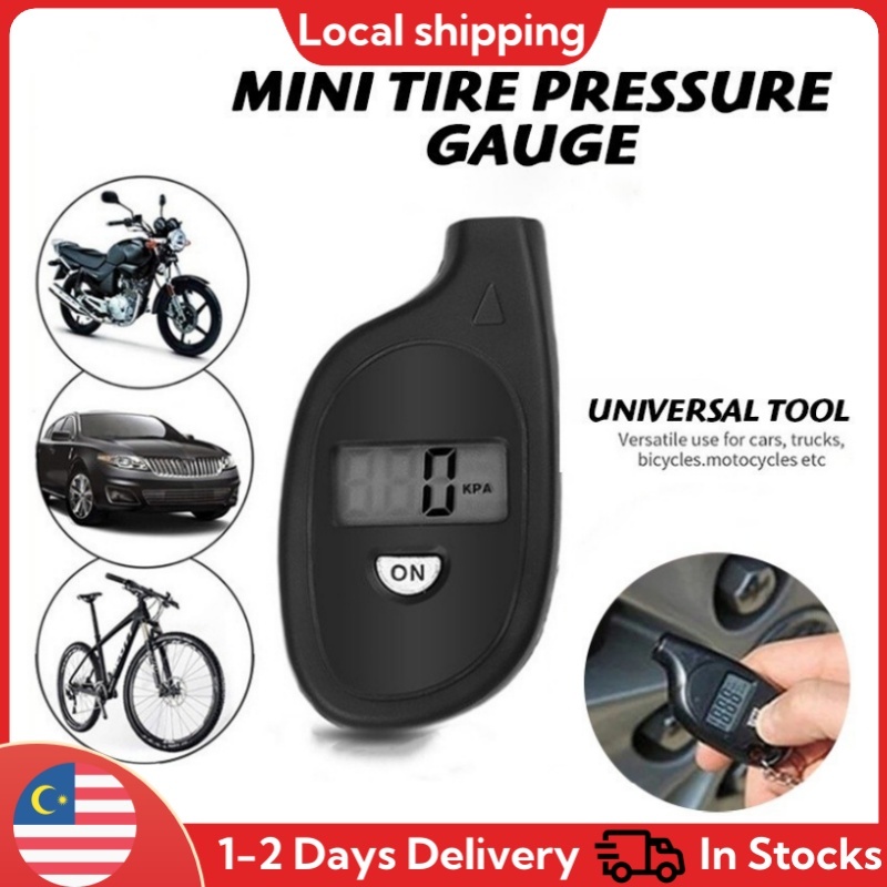 [Local Stock] Mini LCD Tire Gauge Digital Pressure Gauge TPMS Tools Car ...