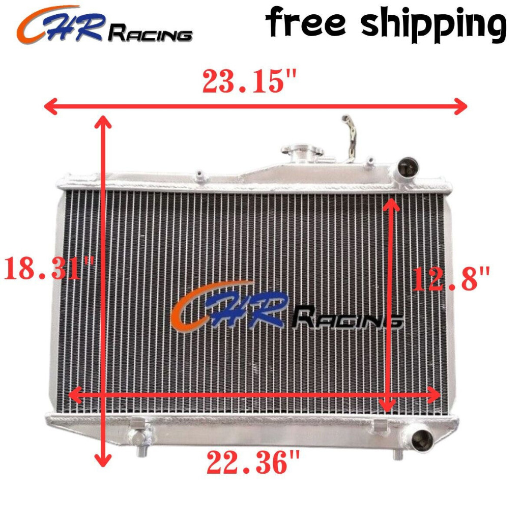 ALUMINUM RADIATOR for TOYOTA COROLLA AE86 4AGE GTS Manual 1984-1987 ...