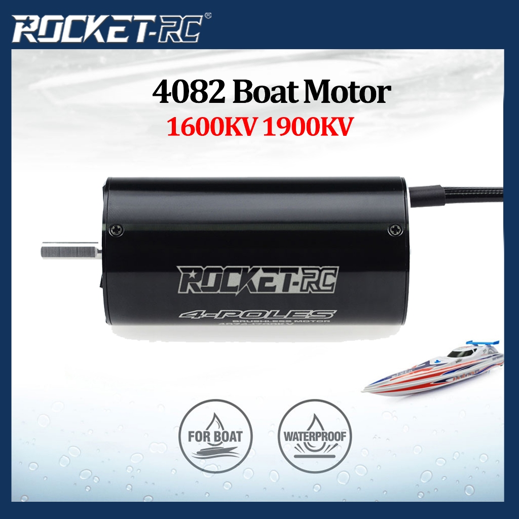Rocket 4092 1520KV 1250KV 4 Poles DIY Brushless Motor With Water ...