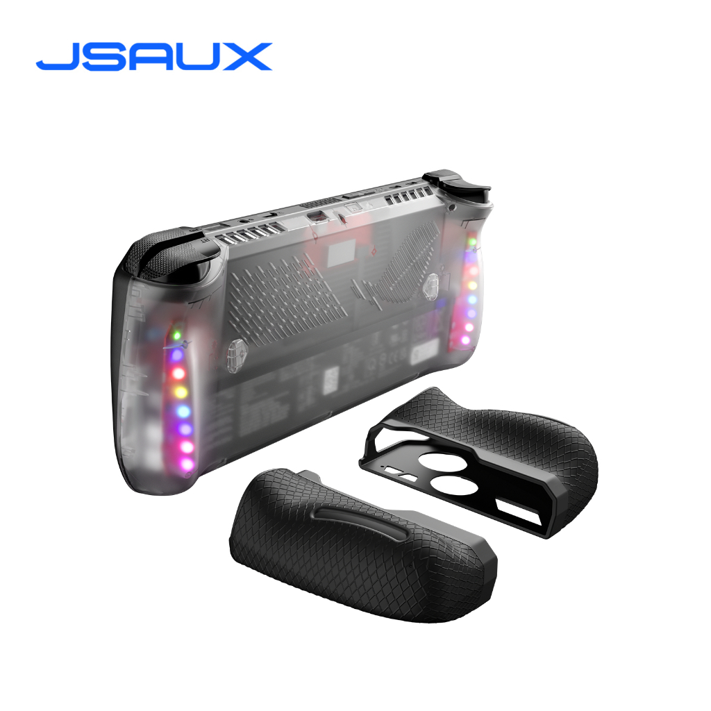 JSAUX ROG Ally Case Accessories RGB Transparent Back Plate for ROG Ally ...