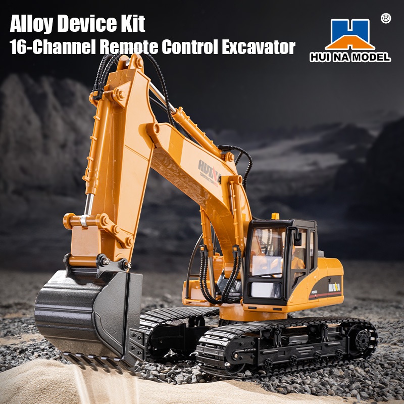 Huina 1535 Remote Control Toy Excavator Engineering Vehicle Boy ...