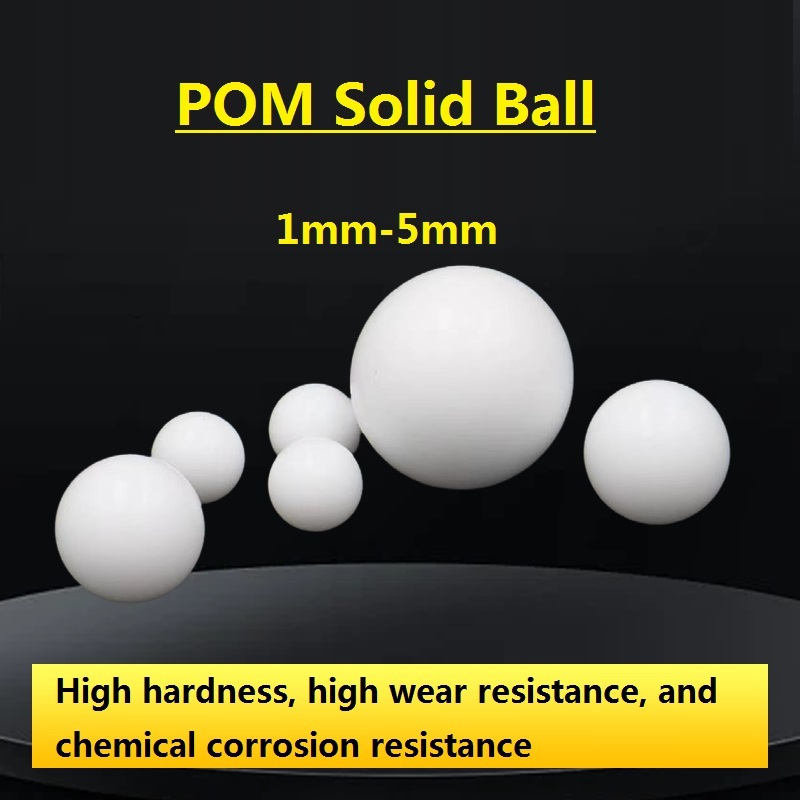 POM Solid Plastic Ball 1-5mm Precision Polyoxymethylene Plastic Round ...