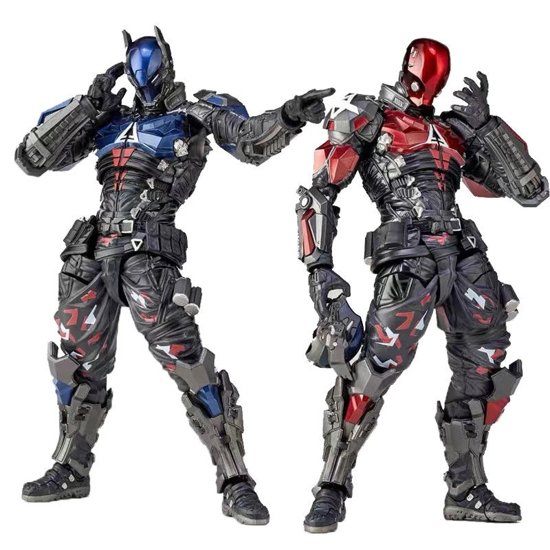 AMAZING YAMAGUCHI Action Figure Arkham Knight Batman Red Hood Robin ...