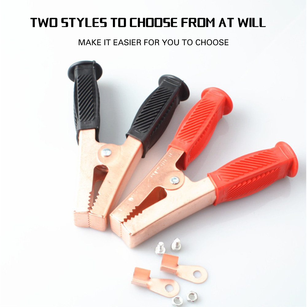 Car Alligator Clips 500AMP Heavy Duty Clips Car Battery Jumper Clamps ...