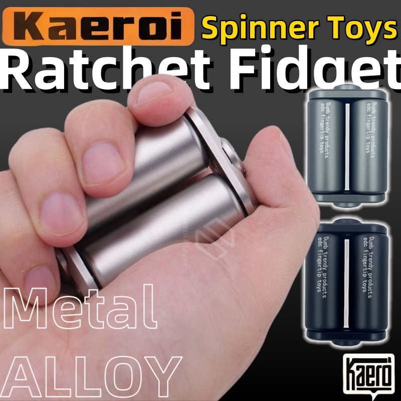 【Kaeroi】 Ratchet Metal Fidget Spinner - Mainan Anti Stress Teknologi ...