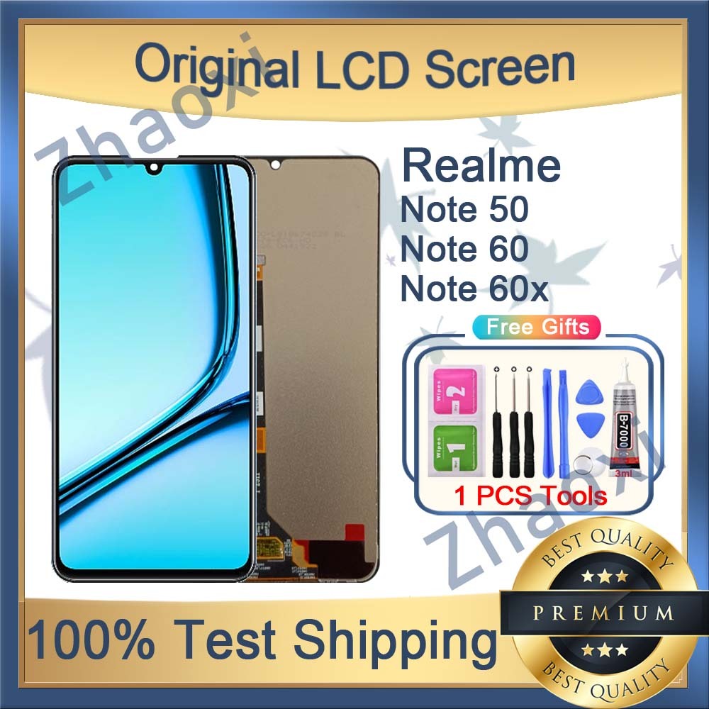 Original Realme Note 50 Note 60 Note 60x LCD Screen With Frame ...