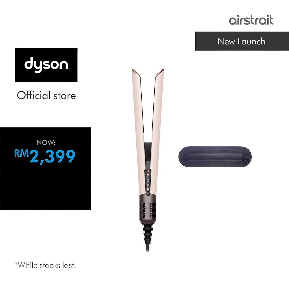 Dyson HT01 Airstrait ™️ wet to dry straightener (Ceramic Pink) | Shopee ...