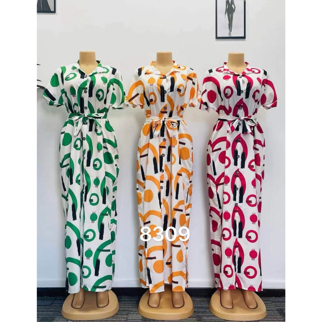 Dress woman set korean style dress plus size baju perempuan style OL ...