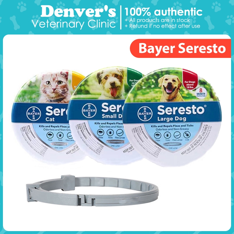 Seresto Bayer Vet-Recommended Flea & Tick Treatment & Prevention Collar ...