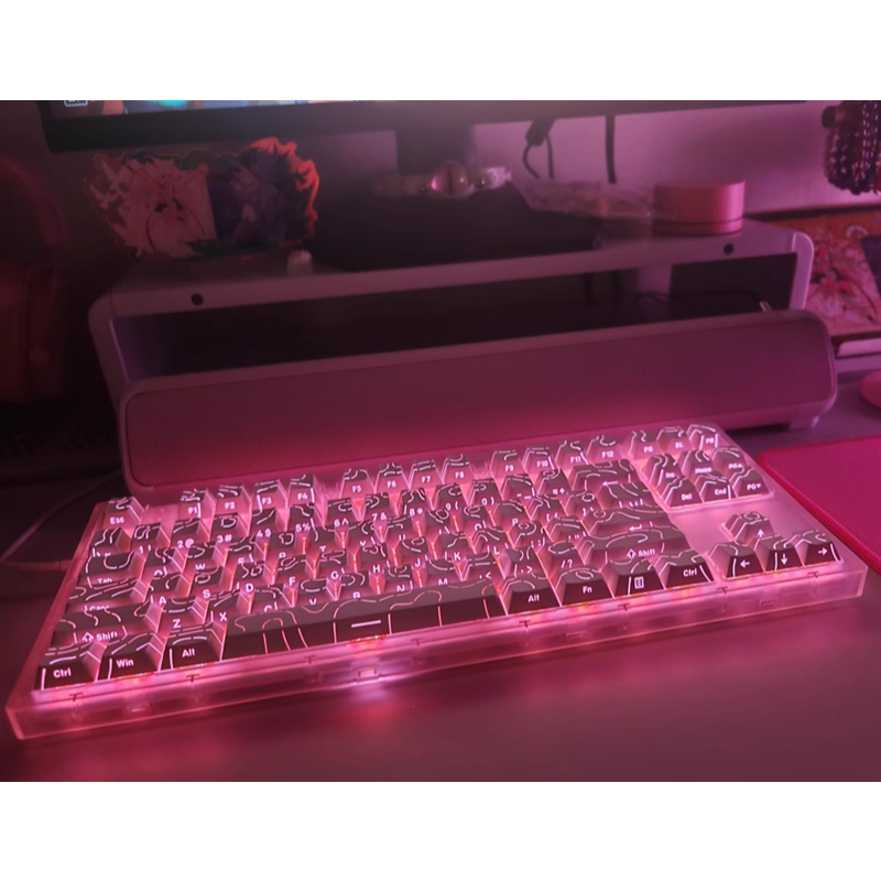 【Keycap Only】Contour Lines 4.0 Keycap Side Engraving Shine Through 98 ...